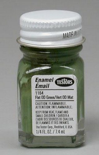 Testors 1164 Pla flat od green 1/4-oz: Sporting Goods: Amazon.com ...