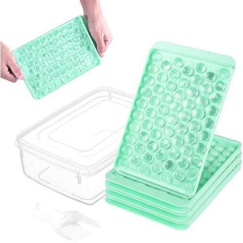 Amazon.com: WIBIMEN Mini Ice Cube Trays, Small Tiny Round Pebble ...