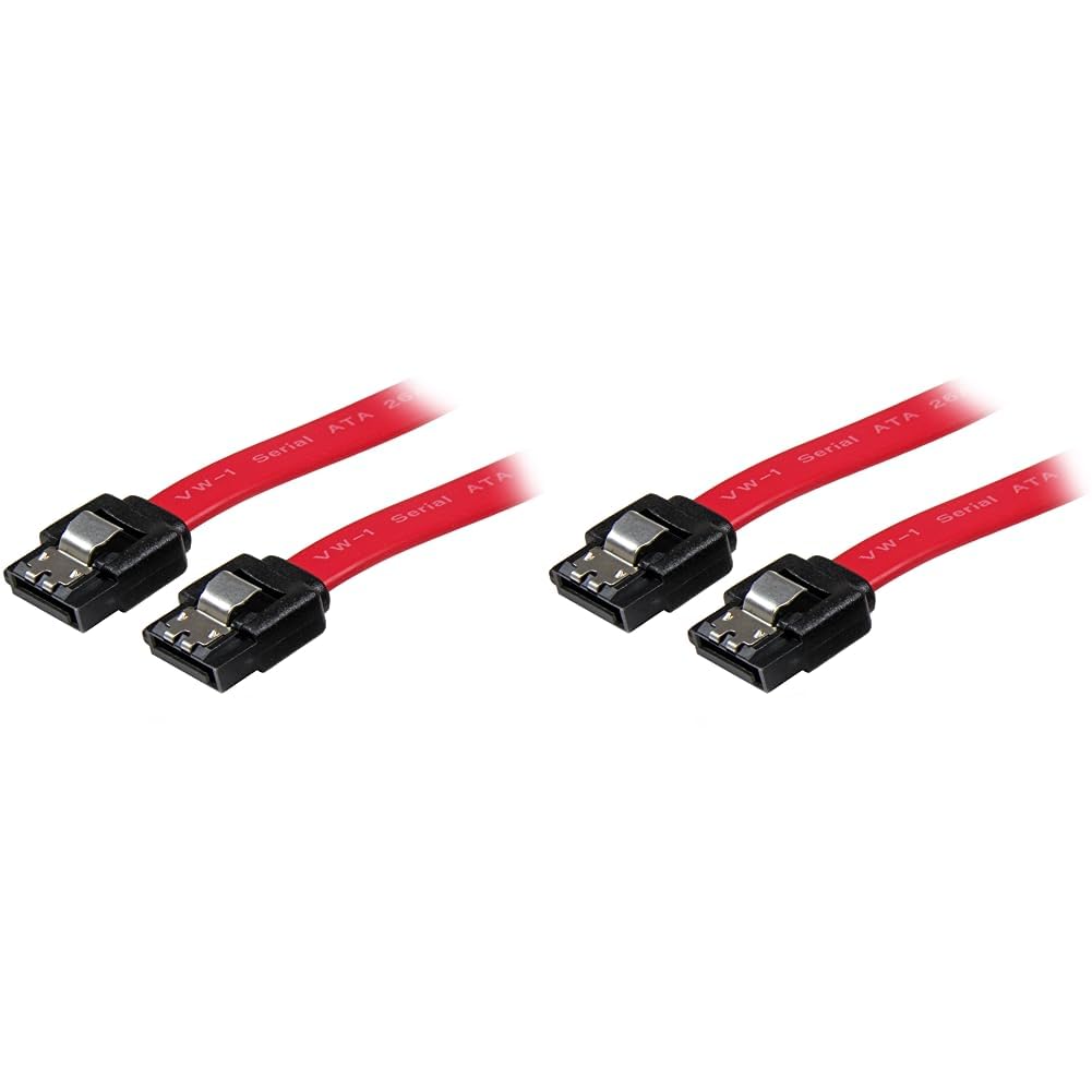 Amazon.com: StarTech.com 12in Latching SATA Cable - SATA Cable - Serial ...