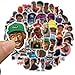 Amazon.com: Rapper Mixed Stickers 50PCS Singer Stickers Pack Vinyl ...