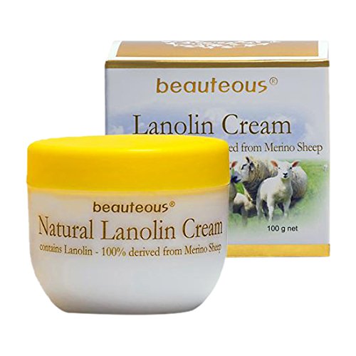 Amazon.com: Natural Lanolin Cream with Lanolin from Merino Sheep ...