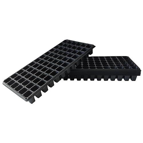Snapklik.com : Thick Deep 72 Cell Seedling Trays, 10pcs-Pack Thick ...