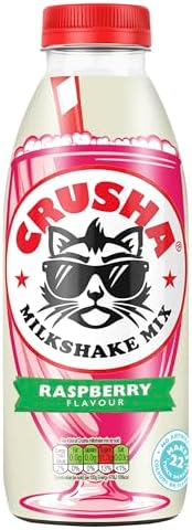 Crusha Milkshake Flavouring 1L Bottle (Raspberry (NOT SUGAR FREE ...