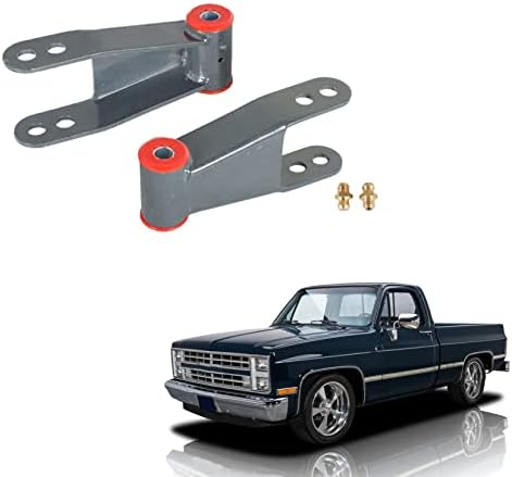 Amazon.com: 2 Inch Rear Adjustable Leveling Lowering Shackles Drop Kit ...