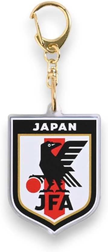Amazon | [JFA] サッカー日本代表 エンブレム アクリルキーホルダー(厚型) 24JFA017 ホワイト | JFA | キーホルダー
