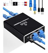 Amazon.com: LIEZHUA Ethernet Splitter 1 to 4 - Network Splitter with USB Power Cable, RJ45 ...