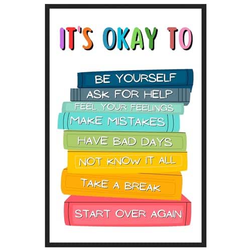 Amazon.com: Mental Health Decor for Classroom - It Is ok To Poster for ...