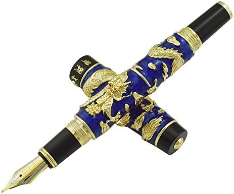 Amazon.com : Chinese Fountain Pen Collection by Jinhao Blue Double ...