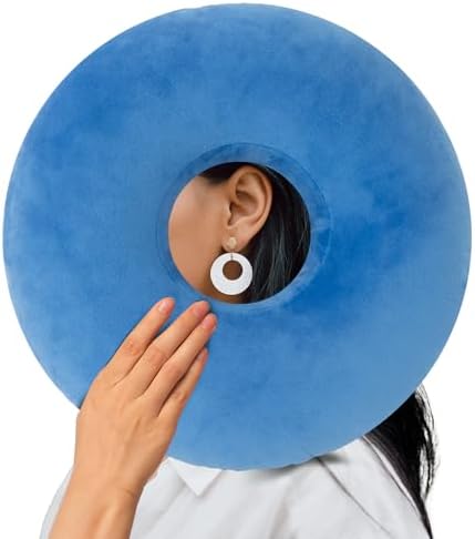EasyStar Ear Piercing Pillow, CNH Side Sleeper Pillow, Donut Shaped 29 ...