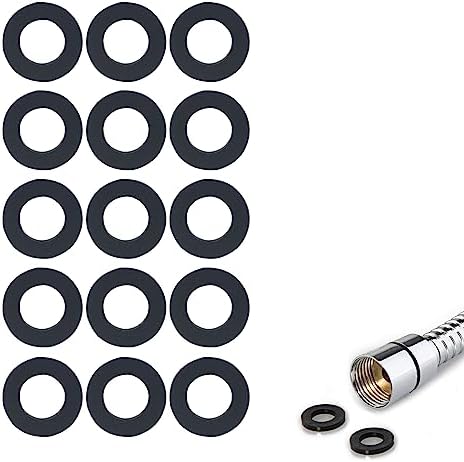 24 Pieces Rubber Hose Washer Tap Sealing Rings Hose Rubber Shower Hose ...