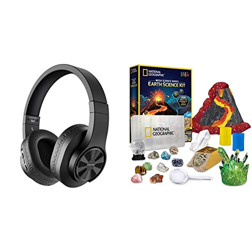 Bopmen S80 Bluetooth Over Ear Headphones & National Geographic Earth ...