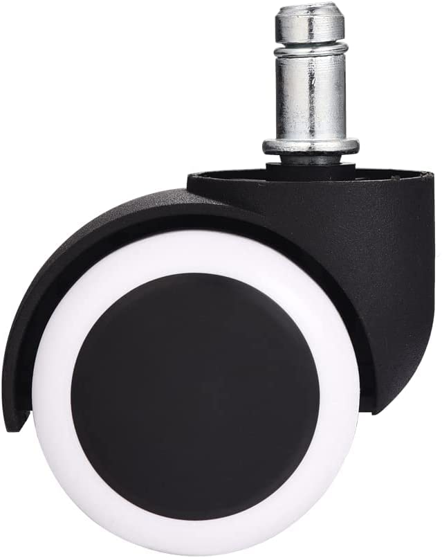 CSS Furniture Nylon Castor Pin Type Revolving Chair Wheel (Black and ...