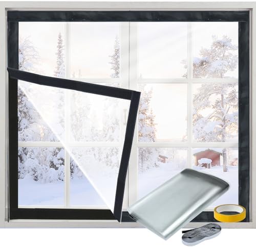 Window Insulation Kit Heavy Duty Window Insulation Film Clear Window ...