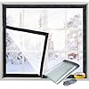 Window Insulation Kit for Winter Heavy Duty Plastic Window Cover Sealer ...