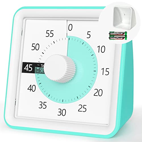 Visual Timer with Protective Case, 60-Minute Countdown Timer for Kids ...