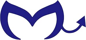 Amazon.com - Evil M Car Emblem Parody Sticker Vinyl Decal Notebook Car ...