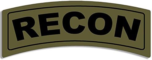 Amazon.com - Recon Green Tab Shaped Sticker (Army Military Vinyl Decal ...