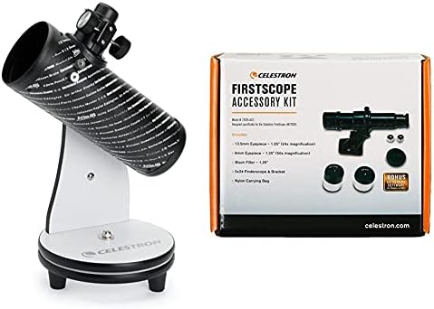 Amazon.com : Celestron 21024 FirstScope Telescope & 21024-ACC ...