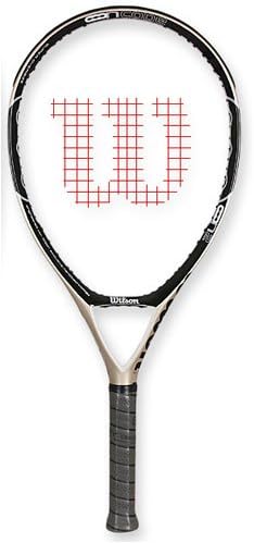 Amazon.com : Wilson nCode n2 (121) Tennis Racket, 4 : Sports & Outdoors