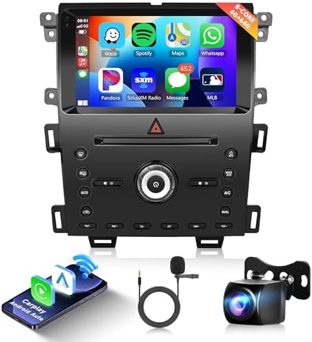 Amazon.com: Estéreo de coche Android 2+64G para Ford Edge 2011-2015 con ...