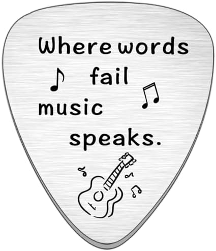 JMIMO Guitar Pick Music Lover Gift for Music Teacher Student Musicians ...