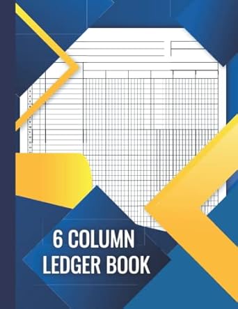 Amazon.com: 6 Column Ledger Book: Accounting Ledger Bookkeeping Record ...