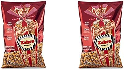 Amazon.com: Popcornopolis Popcorn, Zebra, 24 Ounce (Pack of 2)