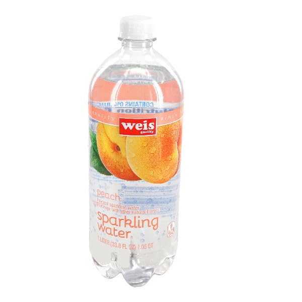 Amazon.com: Weis Quality, Water Sparkling Peach, 33.8 Fl Oz : Grocery ...
