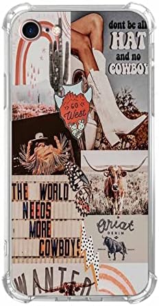 Amazon.com: mehidpur Cowboy Way Case for iPhone 7/8/SE2/SE3,Retro ...