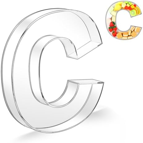 Amazon.com: Uiifan 10'' Acrylic Letter Box Form Tray Display Fillable ...