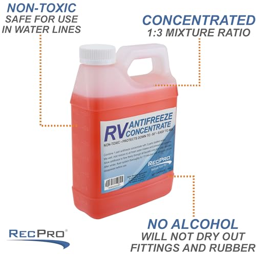Snapklik.com : RecPro RV Antifreeze Concentrate -50F Protection32oz ...