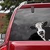 Amazon.com - 4Pcs Car Window Clings Cow 3D Car Crack Decals Animal Cow ...