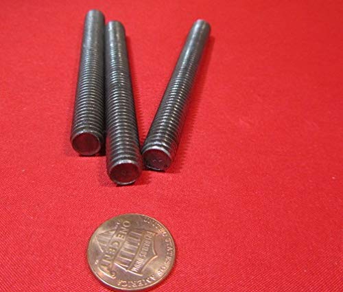 Black Oxide Grade B7 Steel Fully Threaded Round Rod, 3/8"-16 Diameter x ...