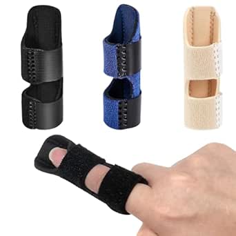 Amazon.com: LLMSIX 3 Pcs Mallet Finger Splint Knuckles Brace Finger ...