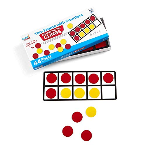 Buy hand2mind Demonstration Clings Ten Frame with Math Counters for ...