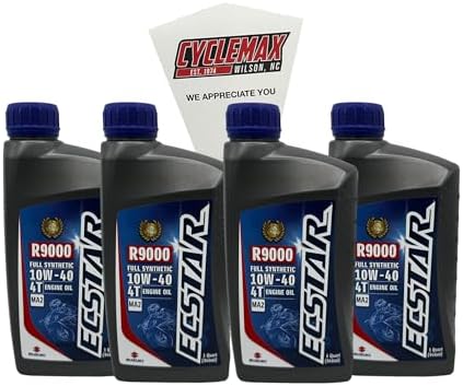 Amazon.com: Cyclemax Four Pack compatible with Suzuki Ecstar R9000 Full ...