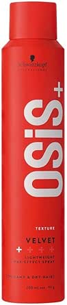 Schwarzkopf Professional OSiS Velvet Wax Effect Hairspray Soft ...