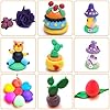 Artecho Polymer Clay Set, 50 Colors Modeling Clay Kit with 5pcs Clay ...