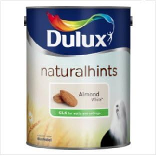 Dulux Natural Hints Silk 5L Almond White : Amazon.co.uk: DIY & Tools
