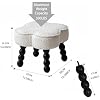 Amazon.com: Ultimate Comfort Small Foot Stool Ottoman - Luxuriously ...
