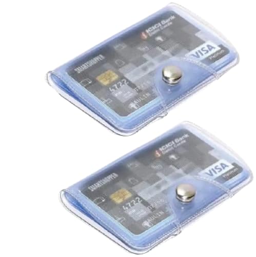 AspireTrade Pack of 2 Transparent ATM Visiting Business Credit Card ...