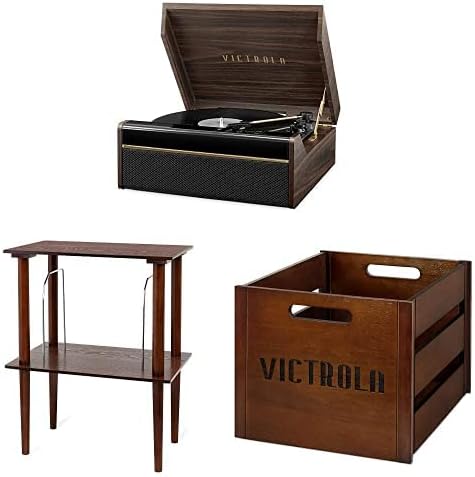Amazon.com: Victrola 3-in-1 Avery Bluetooth Record Player With 3-Speed ...