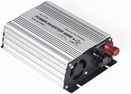 Amazon.com: AUCARAUTO 400W Car Power Inverter, DC 12V to 110V AC Car ...