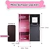 Amazon.com: YOBRO Mini Iron Lockers, Girl Talk Locker with Lock,Small ...