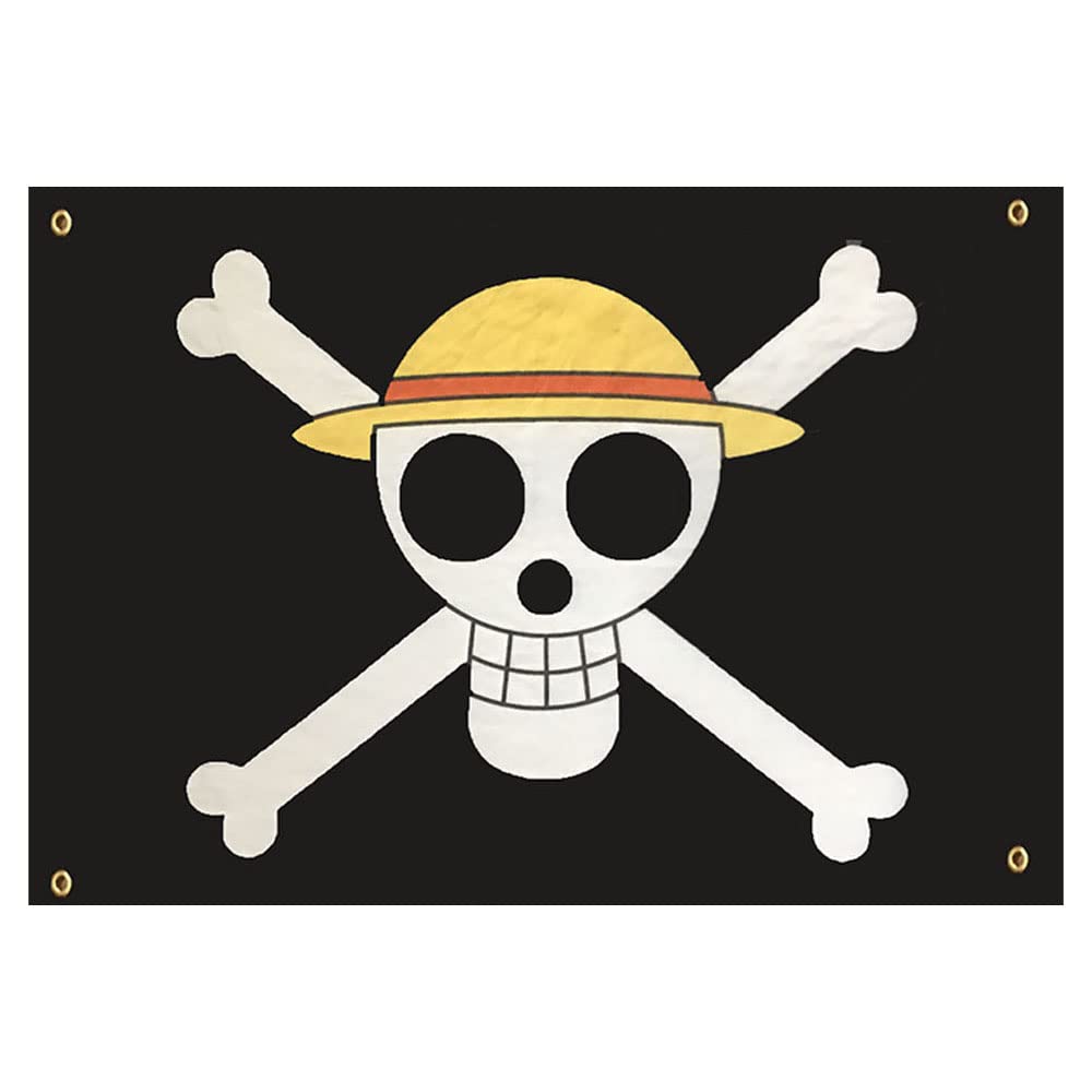 Luffy Flag Anime One Piece Jolly Roger Straw Hat Crew | Desertcart KUWAIT