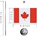 Amazon.com: GentleGirl Canada Flag Canadian Flag Table Flag,Desk Flag ...