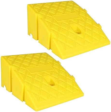 Amazon.com: Pyle Portable Lightweight Plastic Curb Ramps - 2PC Heavy ...