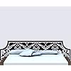 Amazon.com: Stickerbrand Vinyl Wall Decal Sticker Bed Frame Item OS ...