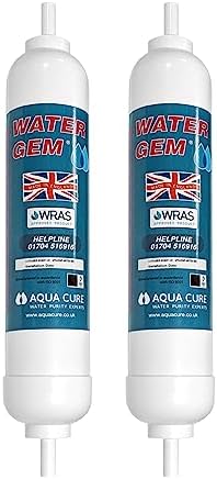 SpringClear 2 Pack In-Line Water Filter Cartridge with 3/8" Male Stem ...