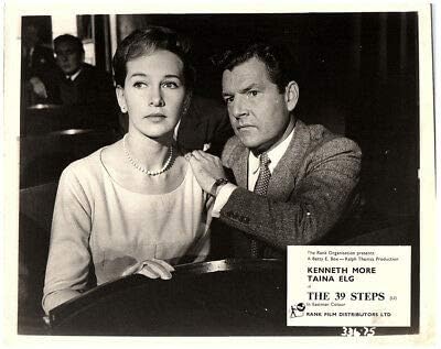 Amazon.com: The 39 Steps Original Lobby Card Kenneth More Taina ELG ...